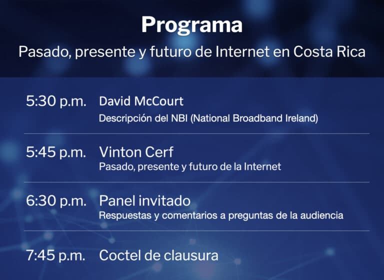 Pasado, presente y futuro de Internet en Costa Rica – Club de Investigación Tecnológica
